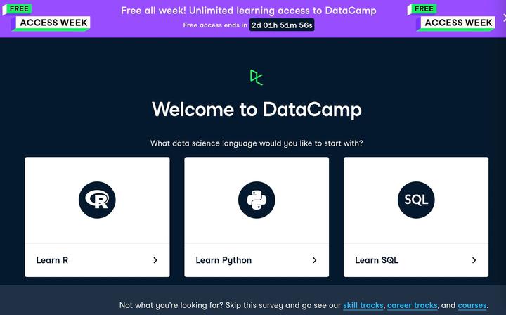 DataCamp全平台440多门数据和AI课程免费开放 - 知乎