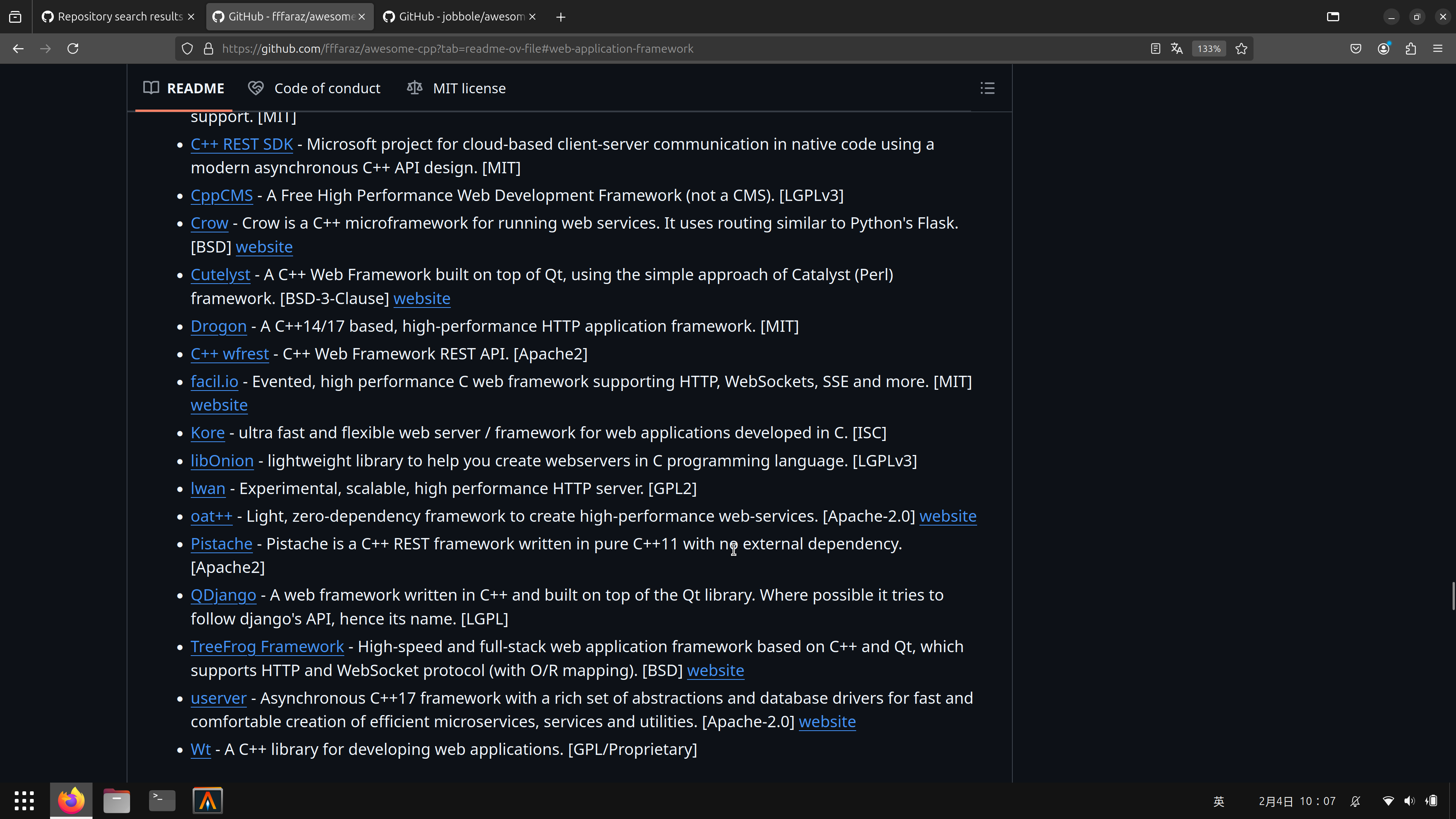有基于 C/C++ 的 Web 开发框架吗？ - 知乎