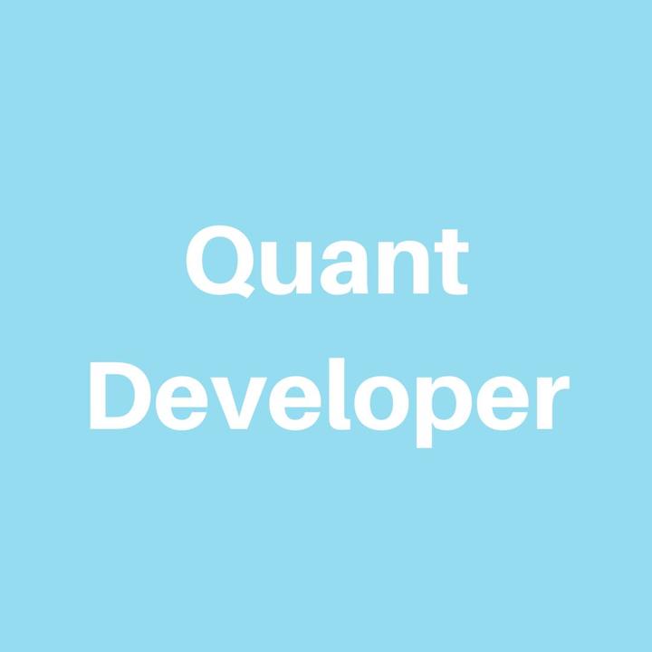 招聘| Quant Developer-50万起 - 知乎