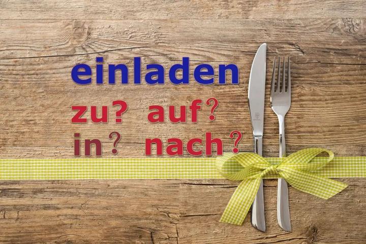 德语学习的语法|einladen固定介词zu？ - 知乎