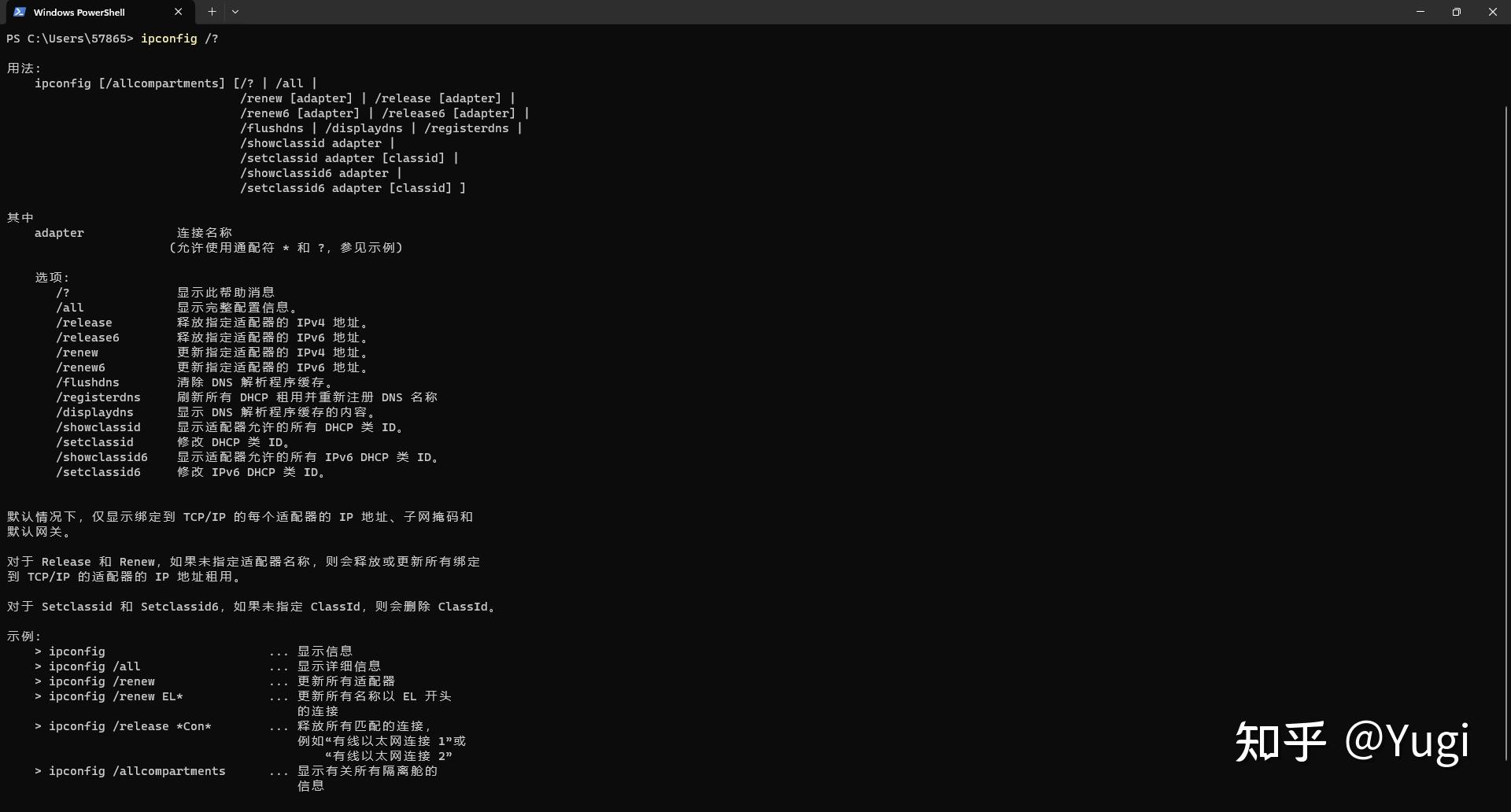 Windows中ipconfig的使用 - 知乎