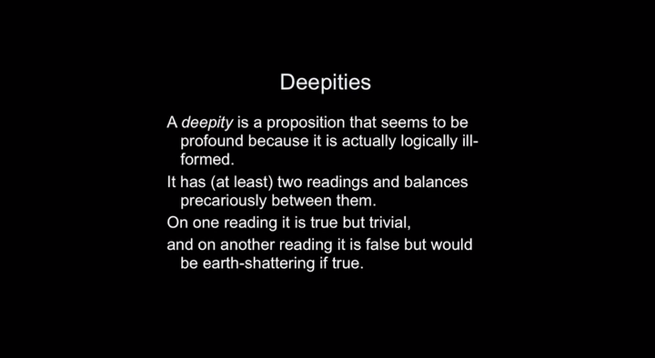 一些看似深刻的废话 (deepities) - 知乎