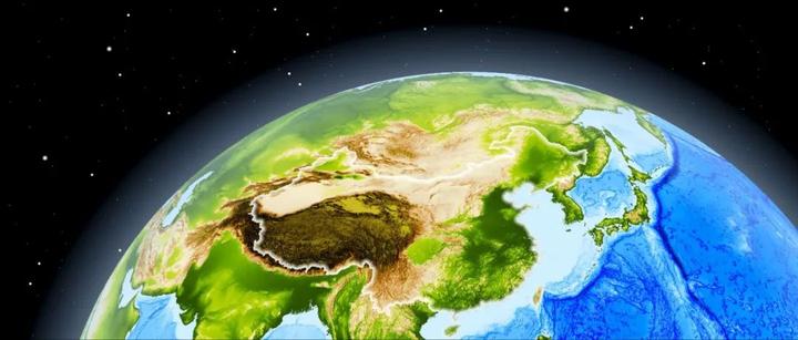 将高程数据分离制作更牛逼的全球地图！还能模拟宇宙效果 - 知乎