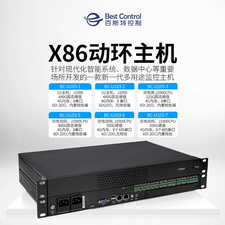 1U机架式X86动环主机_机房/配电房动环报警主机BC-U103系列 - 知乎