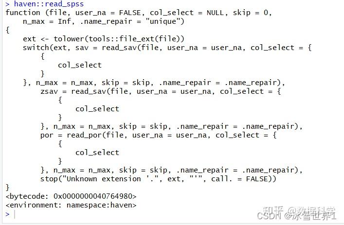 R语言导入数据文件（数据导入、加载、读取）、haven包的read_spss函数导入SPSS中的sav格式文件 - 知乎