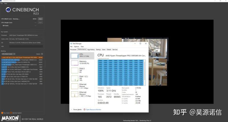 AMD 锐龙 Threadripper Pro 5995WX WEPYC 评测 - 知乎