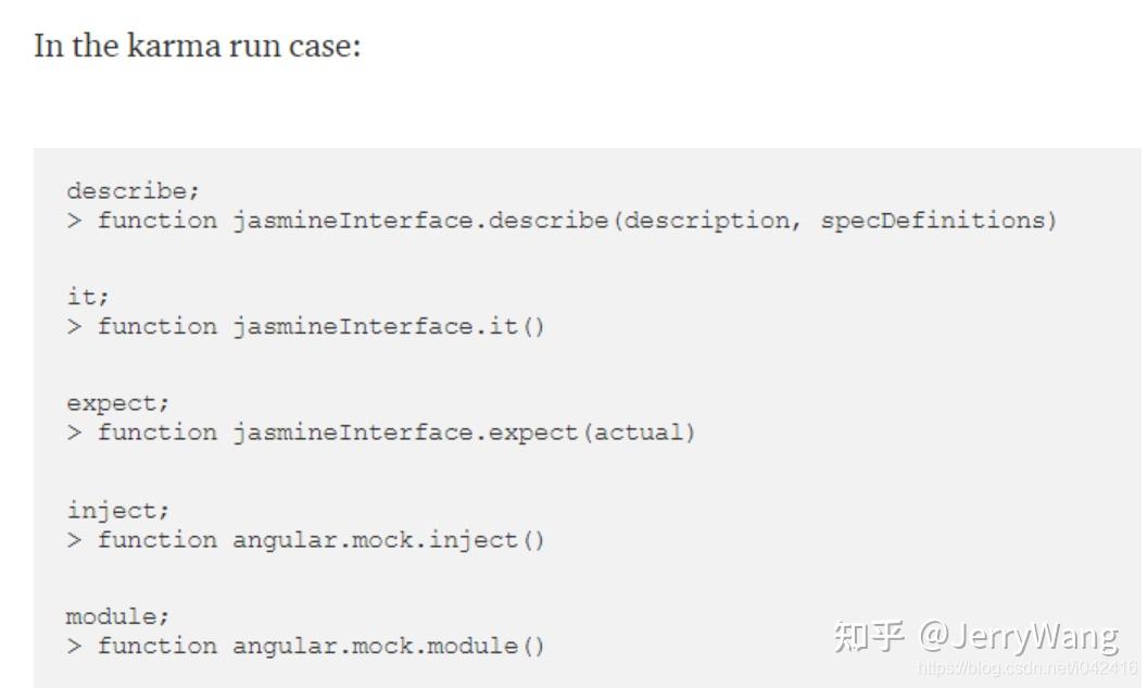 为什么按照 Angular 官网教程执行简单的测试代码，会遇到expect is not defined的错误消息 - 知乎