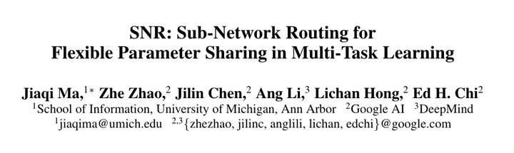 推荐系统多分布建模专题（1）Google多任务模型 SNR - 知乎