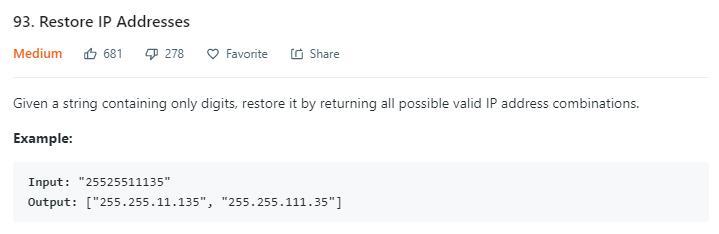 93. Restore IP Addresses - 知乎