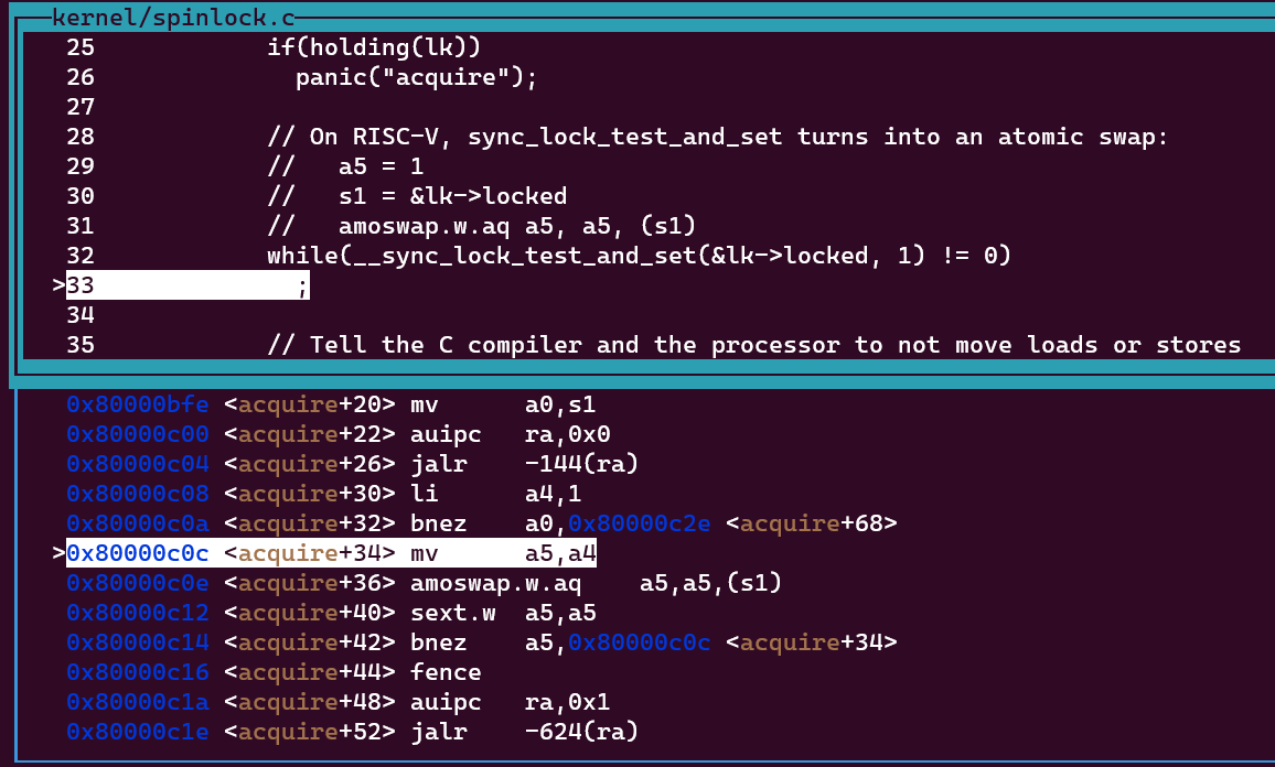 Xv6 kernel Spinlock - 知乎