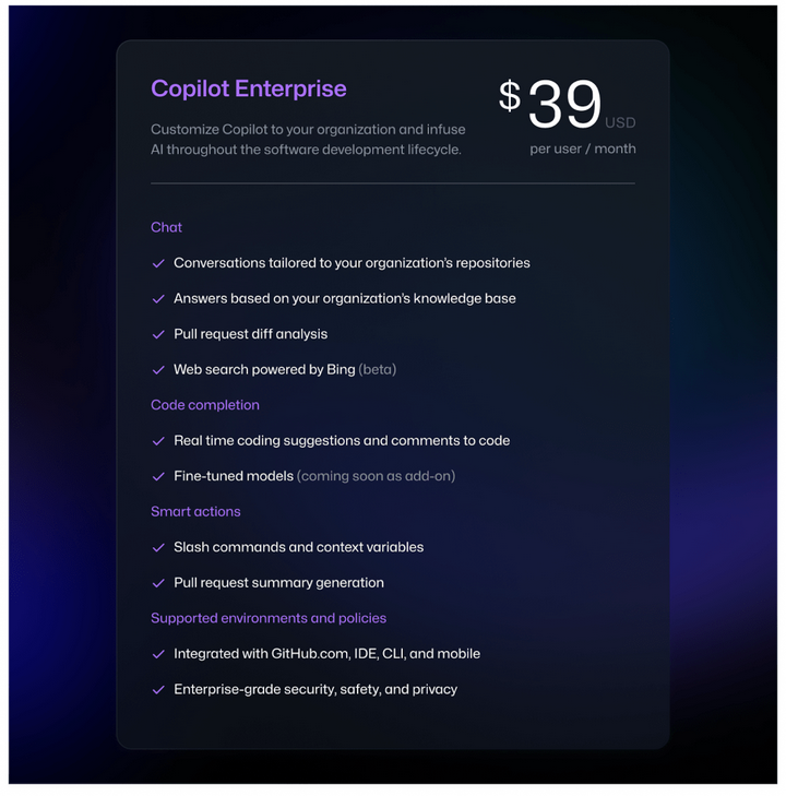 GitHub Copilot Enterprise is now generally available - GitHub 博客 - 知乎