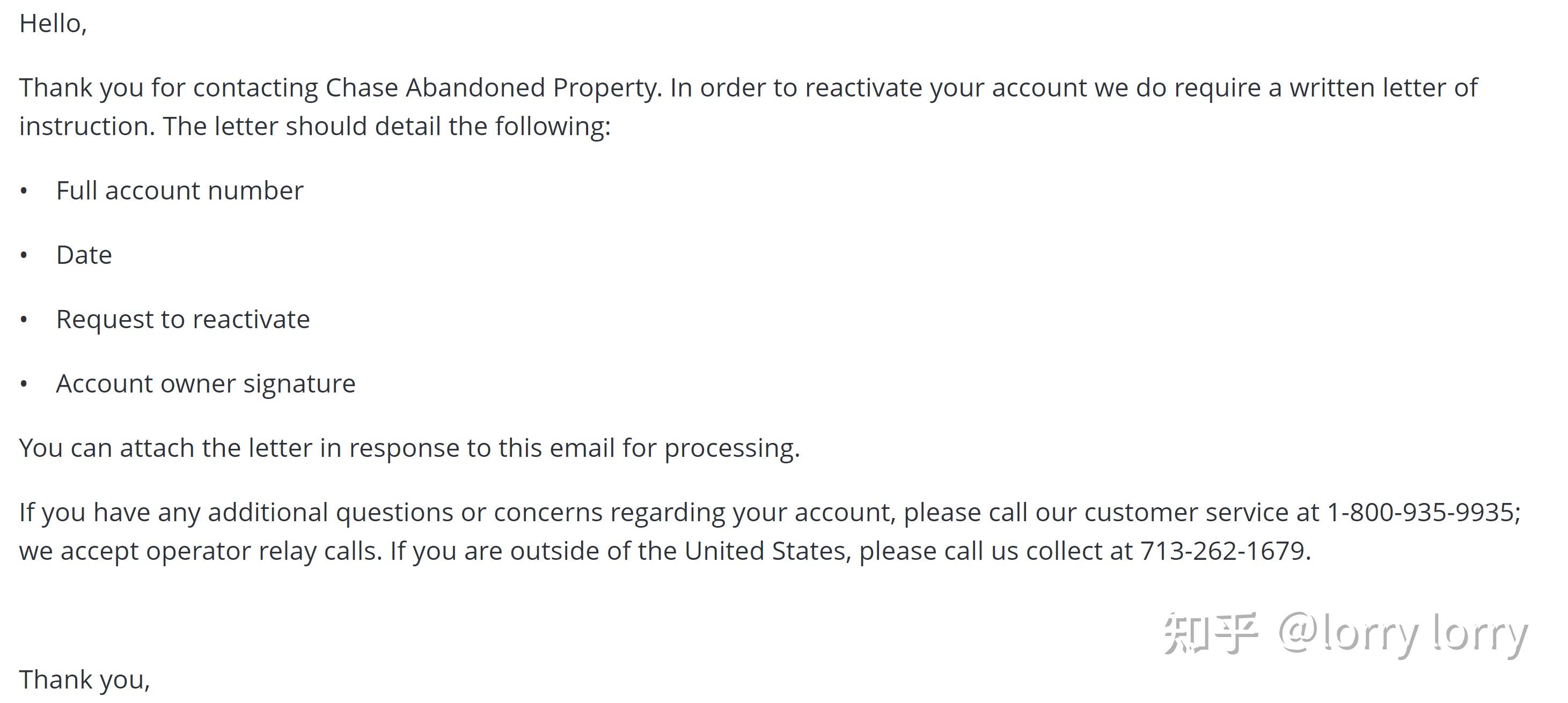 chase 账户被locked，人在国内怎么做？ - 知乎