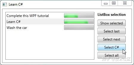 WPF 入门教程ListBox使用介绍 - 知乎
