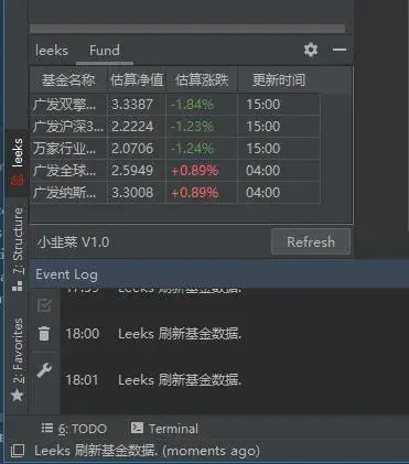 小韭菜 | IDEA 查看股票、基金插件 - 知乎