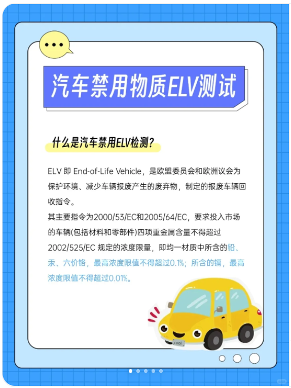 汽车禁用物质ELV测试 - 知乎
