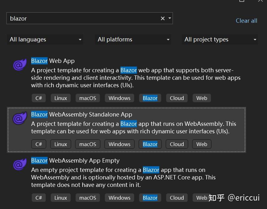 使用XAML for Blazor+WebAssembly快速搭建网站 - 知乎