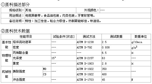 EAA/EAA 6100/EAA 5980/EAA 3004/热熔胶膜 - 知乎