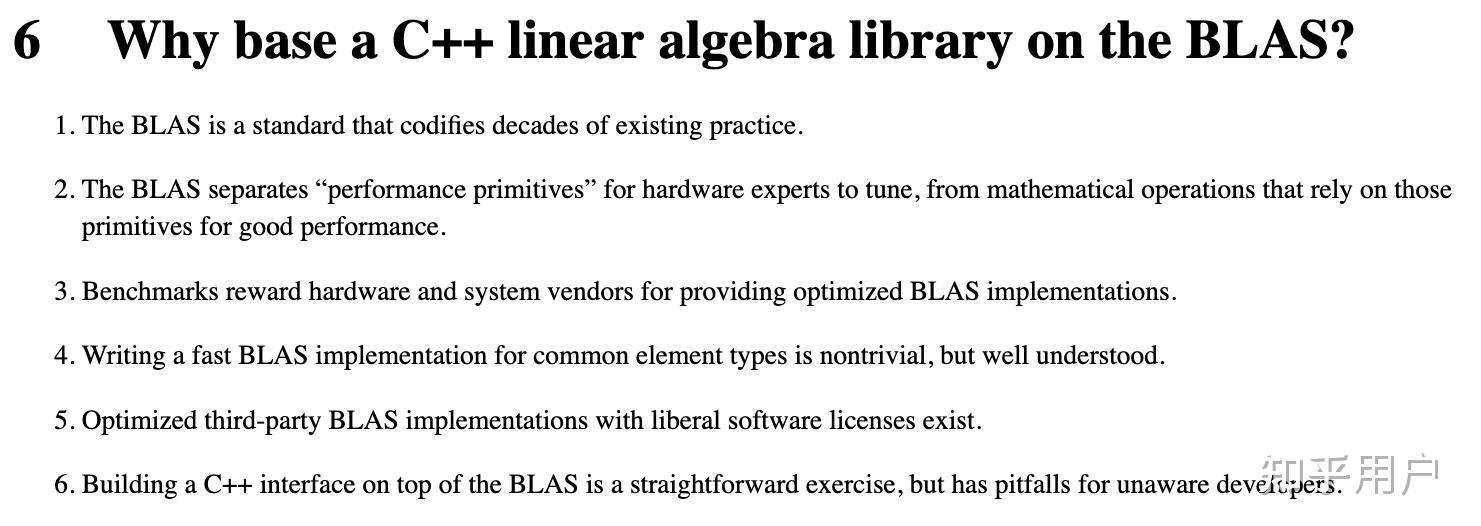 cpp26 线性代数为什么要基于BLAS标准? - 知乎