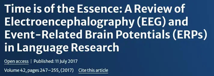 EEG vs ERP：哪个适合你的研究？ - 知乎