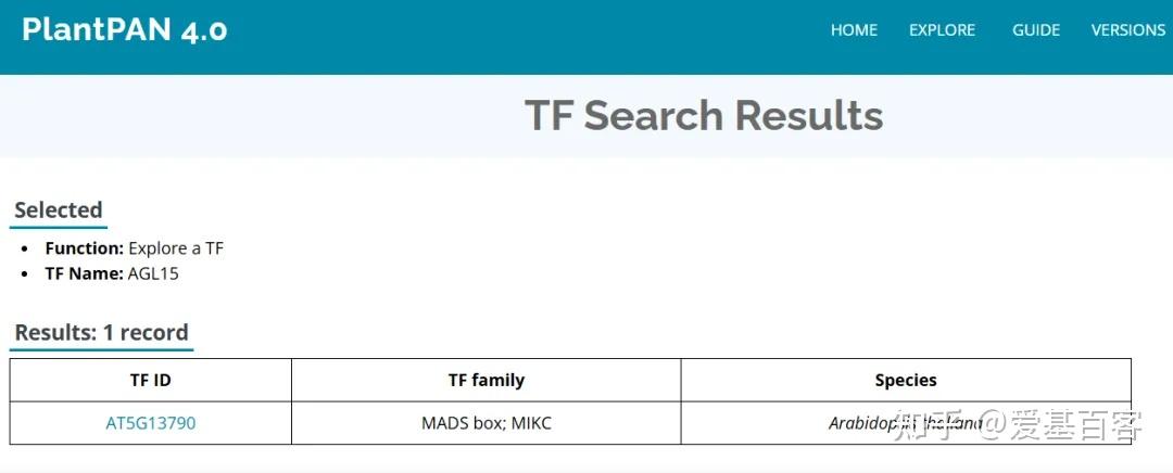 PlantPAN 4.0:探索植物转录因子和启动子的调控数据库 - 知乎