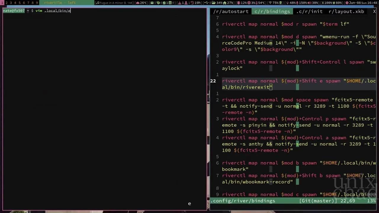 解读我的river配置wayland版dwm+bspwm - 知乎