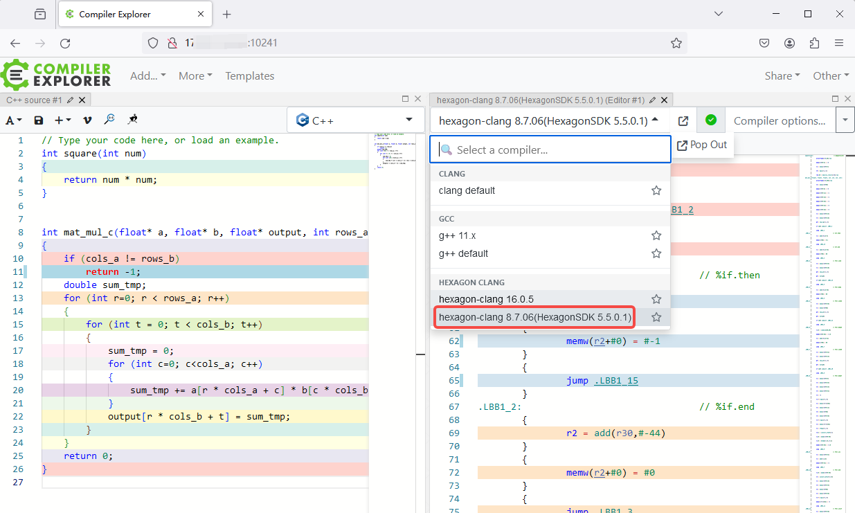 本地部署 Compiler Explorer 并添加 HexagonSDK 的编译器 - 知乎