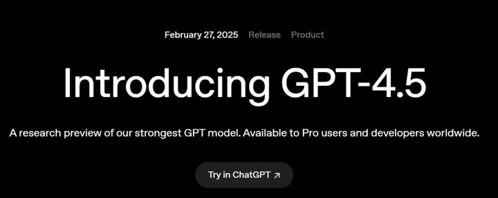 GPT-4.5来了！OpenAI发布号称“情商最高”的AI模型，奥特曼称GPU已用完 - 知乎