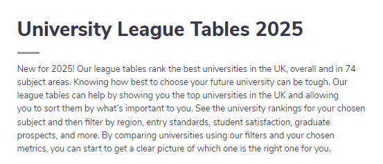 2025 CUG英国大学排名发布！剑桥大学蝉联榜首，帝国理工学院重回前5 - 知乎