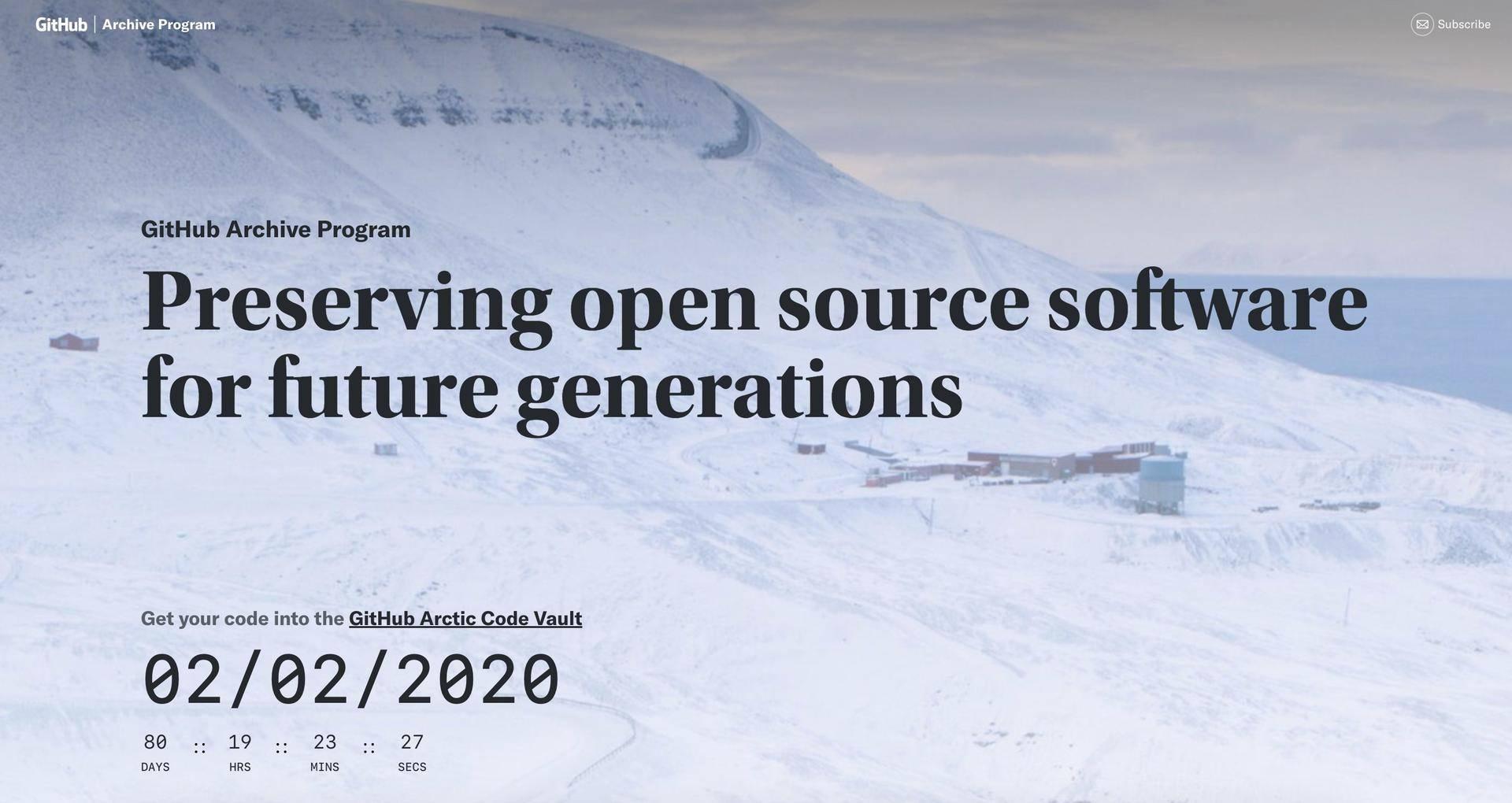 GitHub 启动代码永久保存计划，至少一千年 - 知乎