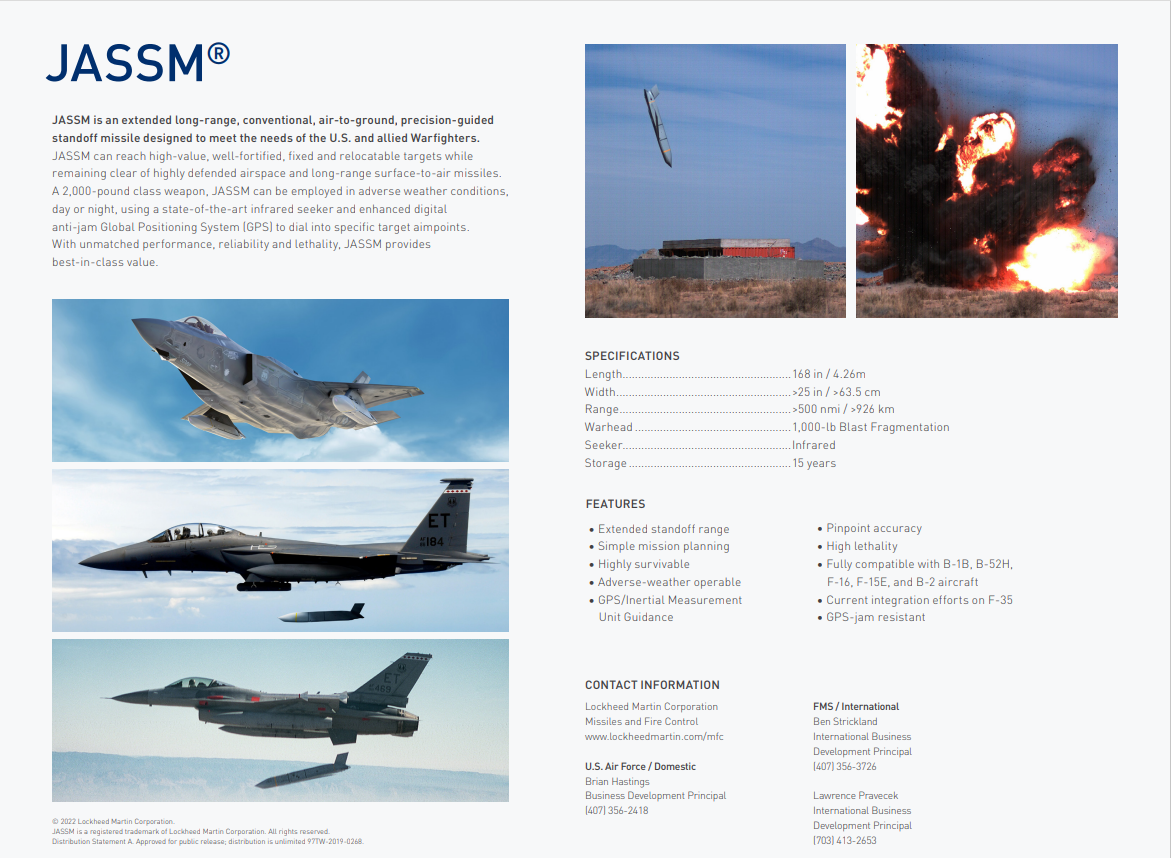 如何评价JASSM导弹? - 知乎