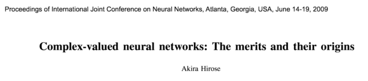 Complex-valued neural networks - 知乎