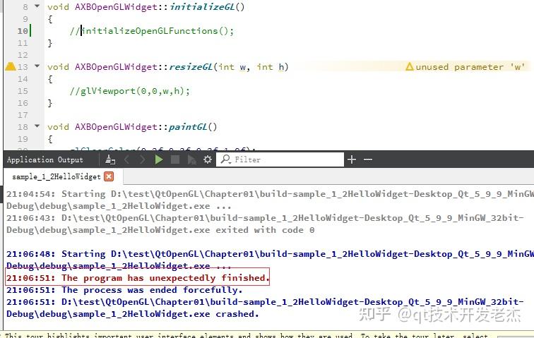 QT中的OpenGLWidget - 知乎