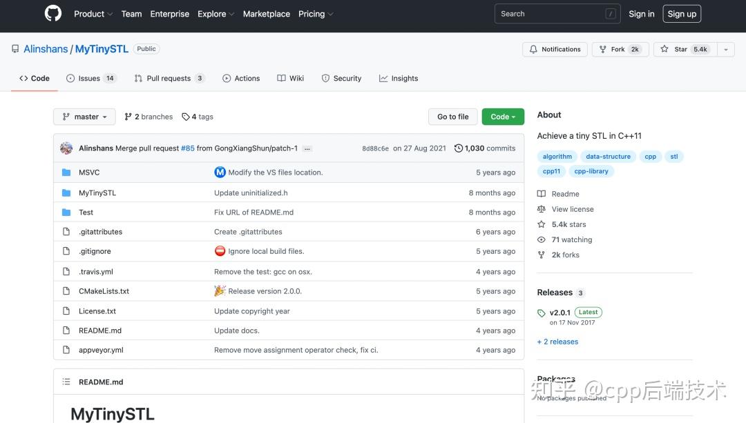GitHub推荐C/C++练手项目：从新手入门到进阶 - 知乎