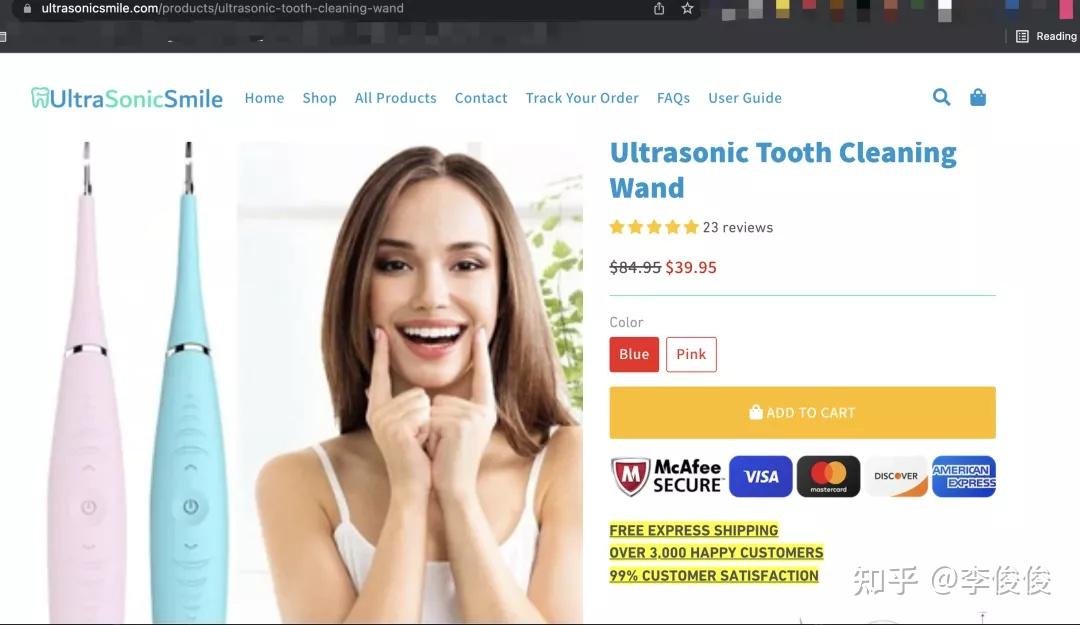 D37 跨境选品：98%利润率的Ultrasonic Teeth Cleaning超声波牙刷 - 知乎