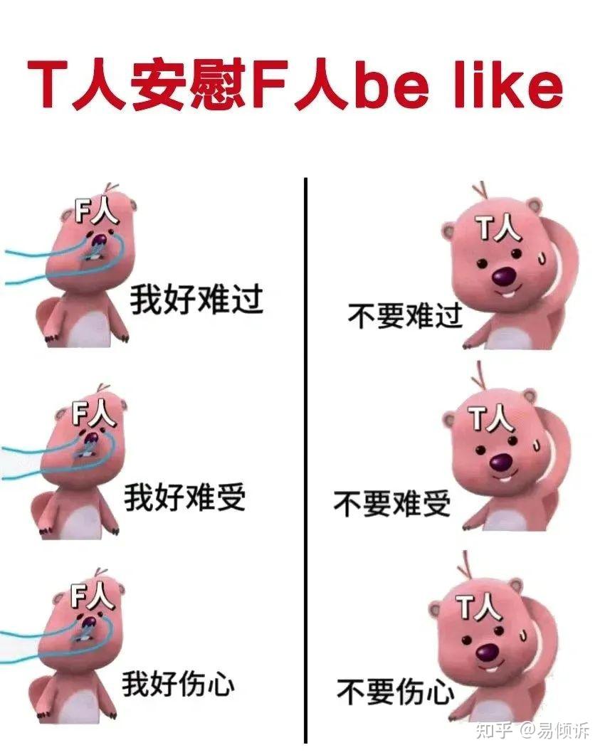 MBTI测试：T人与F人的区别 - 知乎