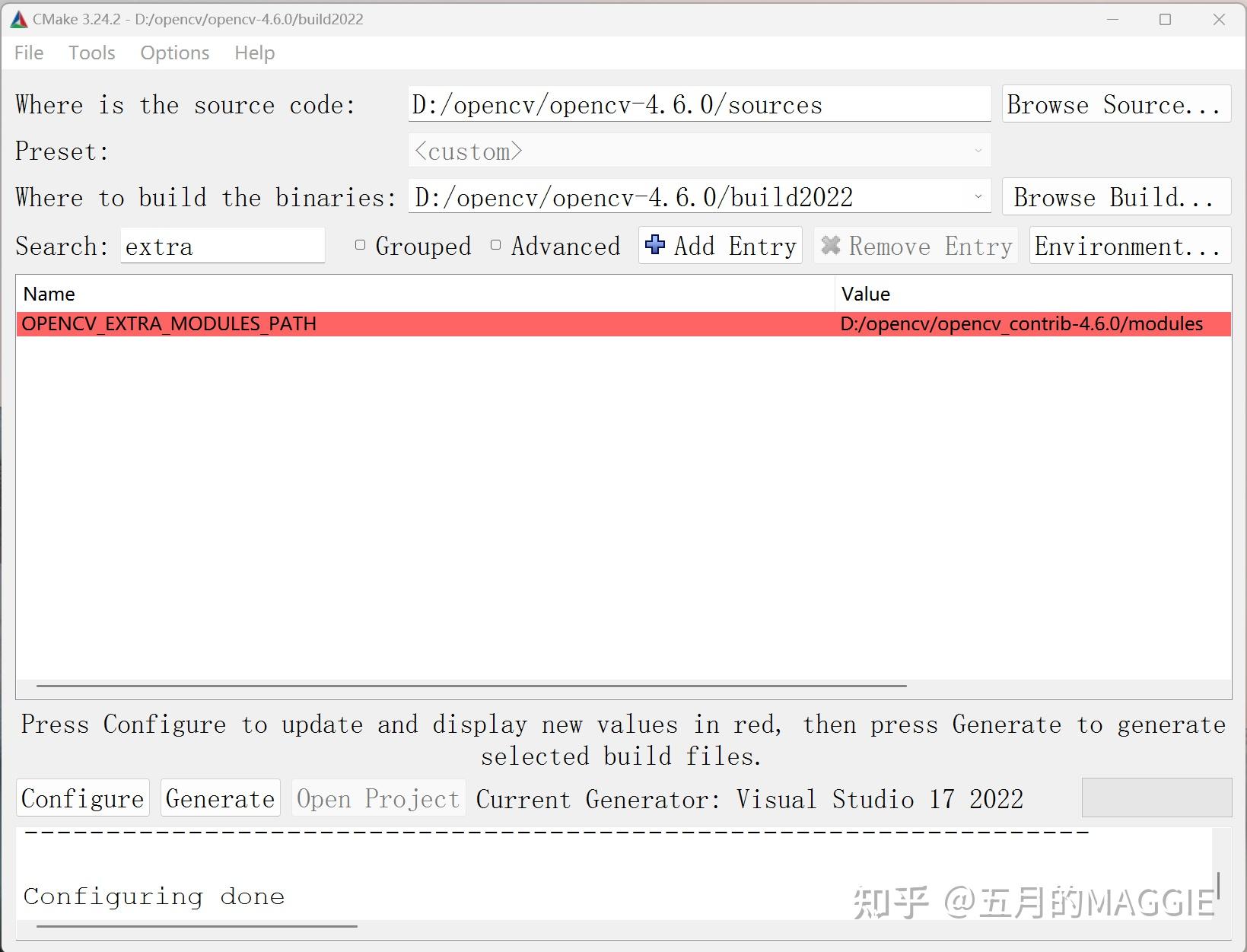 CMake编译OpenCV源代码 - 知乎