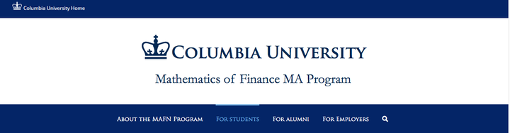 美国研究生项目｜哥伦比亚大学 - 金融数学硕士 - Columbia University - MA in Mathematics in ...