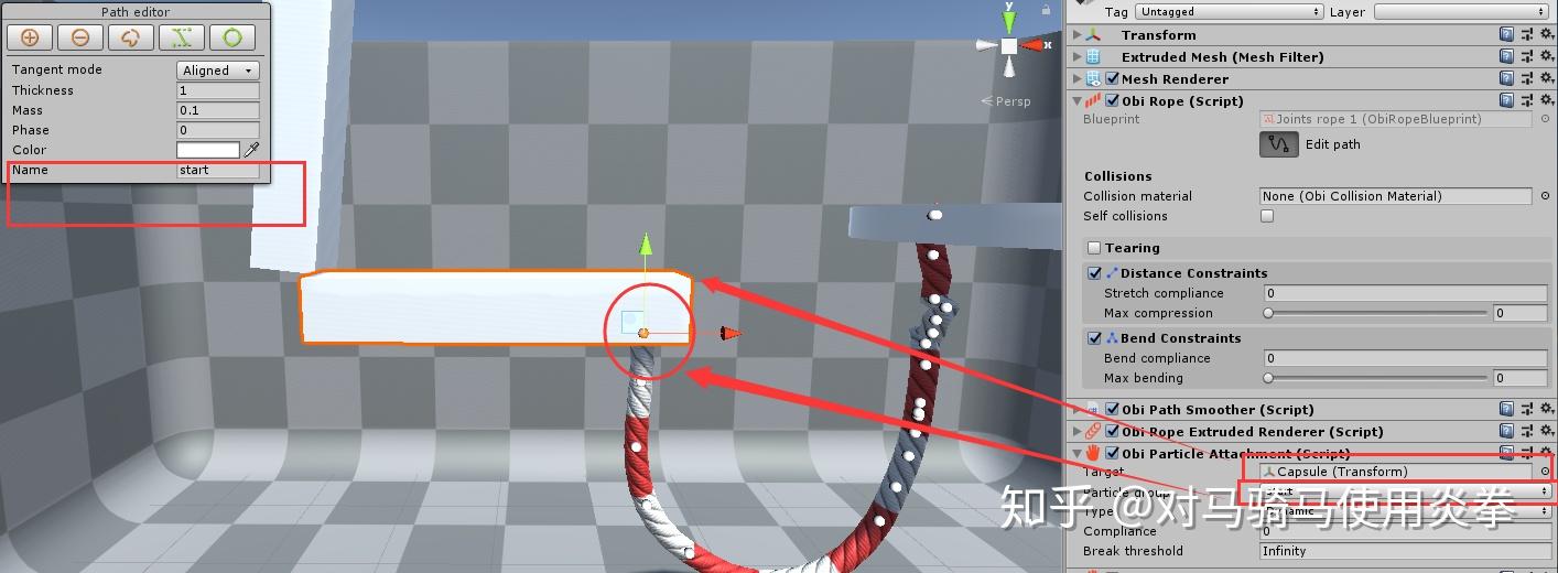 用Unity来实现一下绳子效果——Obi Rope插件介绍 - 知乎