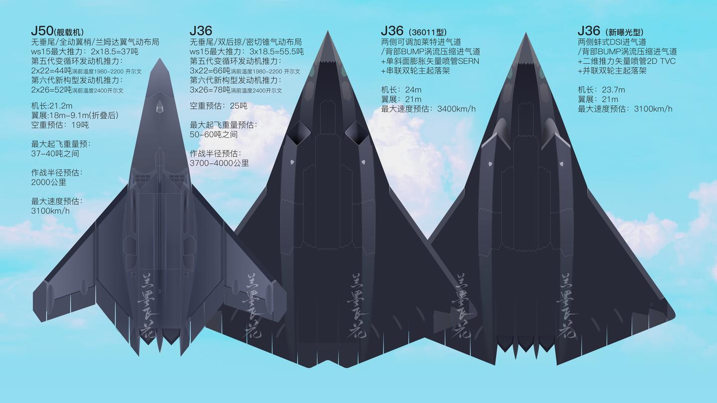 J36六代机两种J36（新曝光型)与J36（36011型)区别 - 知乎
