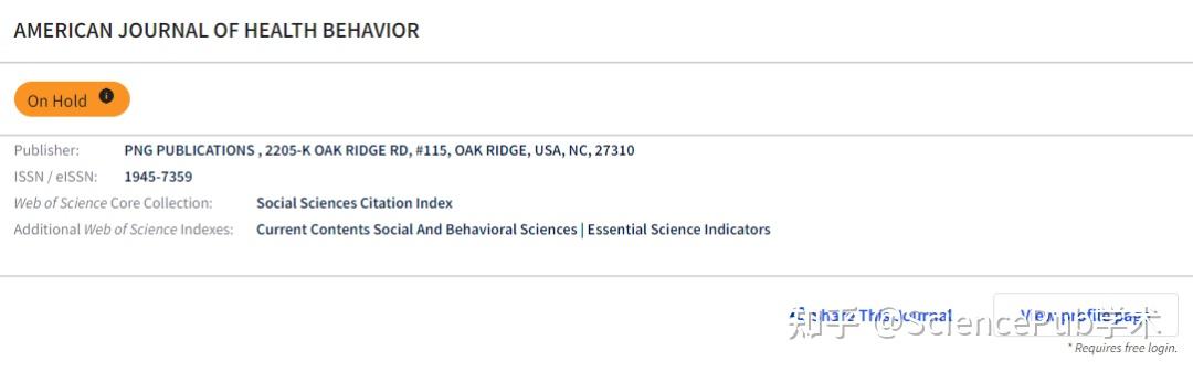 注意！刚刚又新增9本期刊被On Hold，涵盖SCI /SSCI /AHCI /ESCI - 知乎