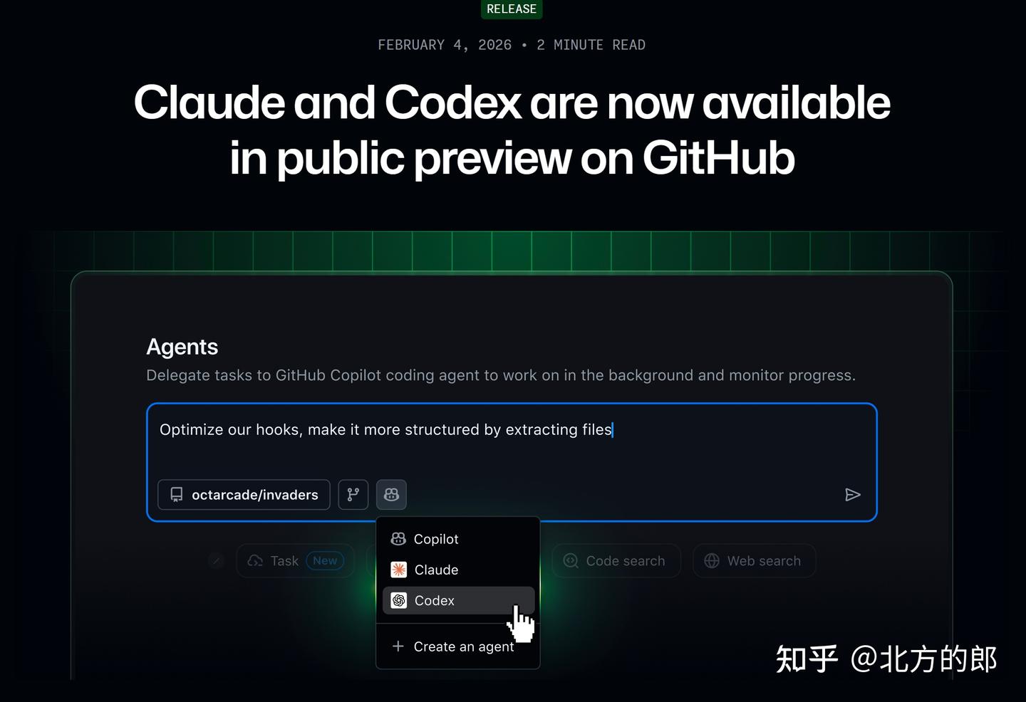 GitHub 变天了：Claude、Codex 正式入驻 Agent HQ，AI 编程进入「三足鼎立」时代 - 知乎