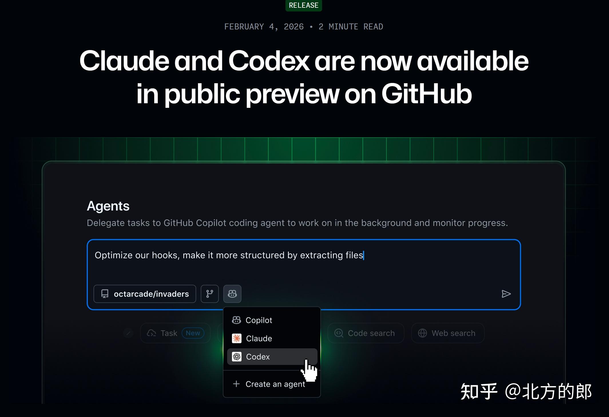 GitHub 变天了：Claude、Codex 正式入驻 Agent HQ，AI 编程进入「三足鼎立」时代 - 知乎