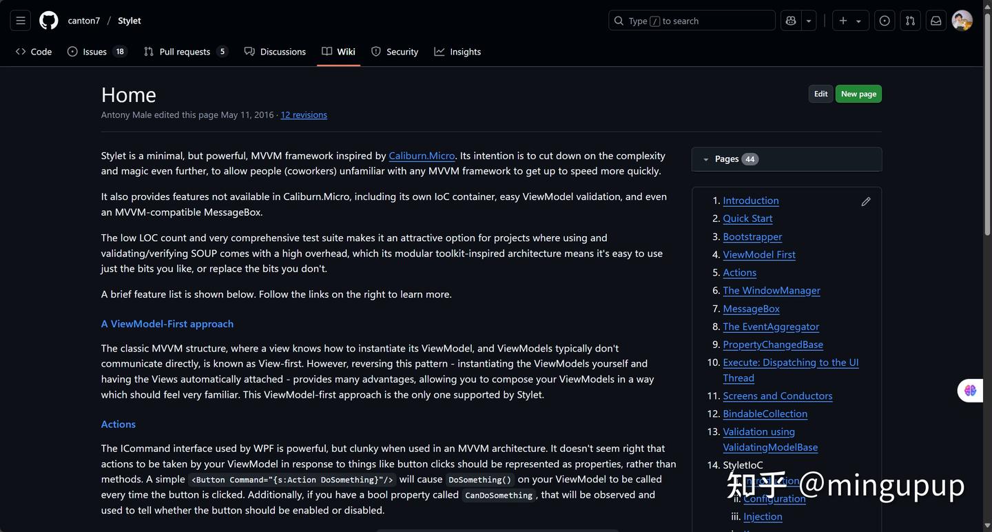 WPF优秀项目推荐：Stylet 一个非常轻量但强大的 ViewModel-First MVVM 框架 - 知乎