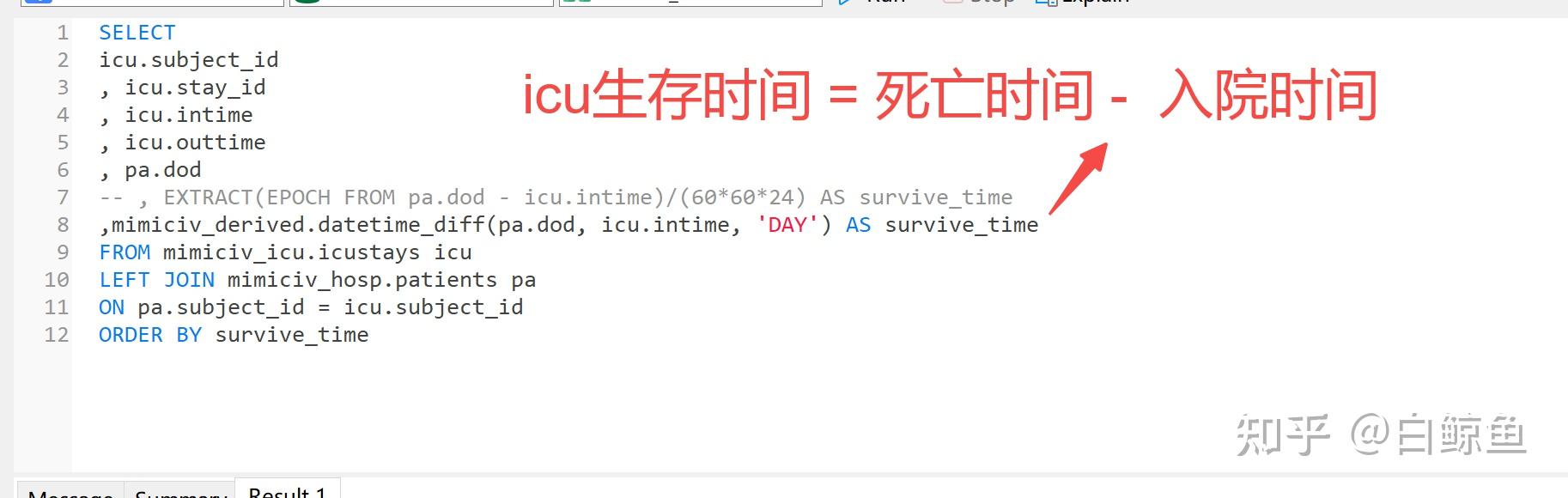 MIMIC-IV数据库， 如何提取入院患者生存时间？ - 知乎