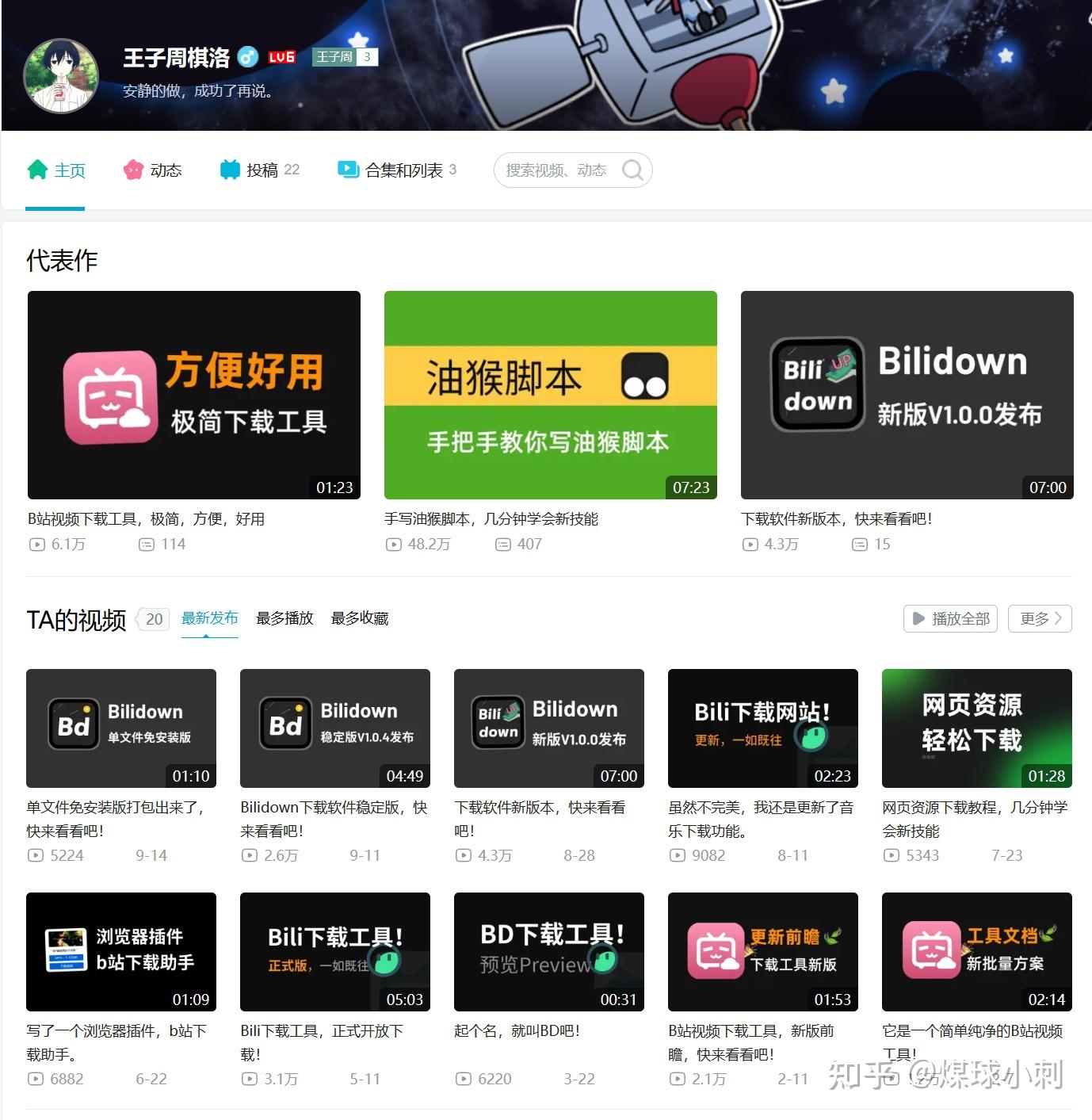 UP主：王子周棋洛制作的视频下载器-Bilidown - 知乎