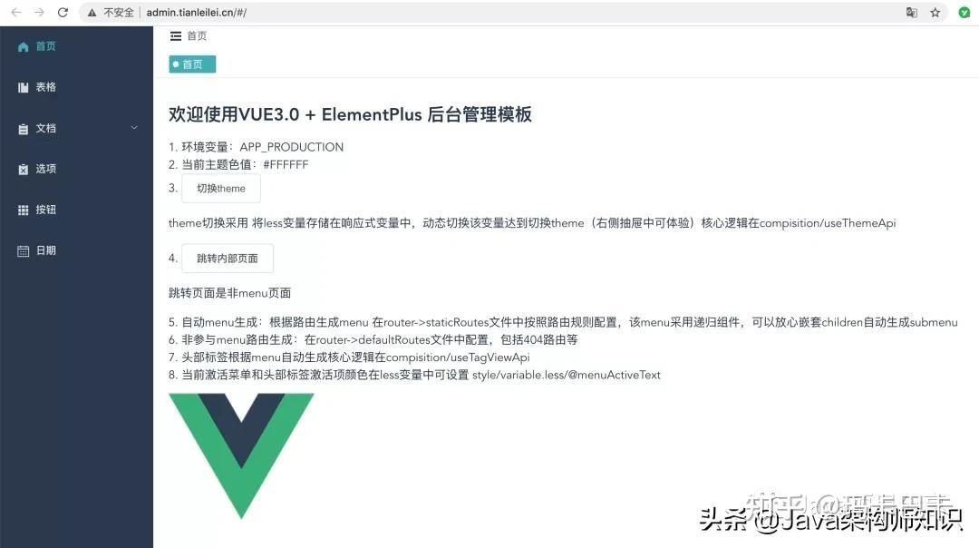 基于Vue3.0+ElementPlus后台精简模板 - 知乎