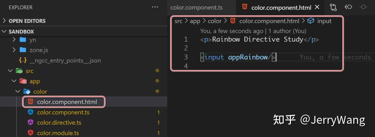 利用 Angular Directive 和 @HostBinding 实现输入文本框随着键盘输入自动变色效果 - 知乎