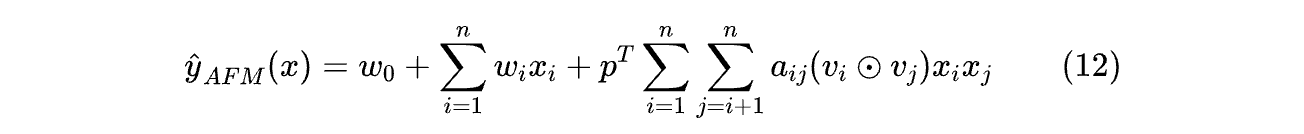 推荐算法精排模型AFM：Attentional Factorization Machines - 知乎