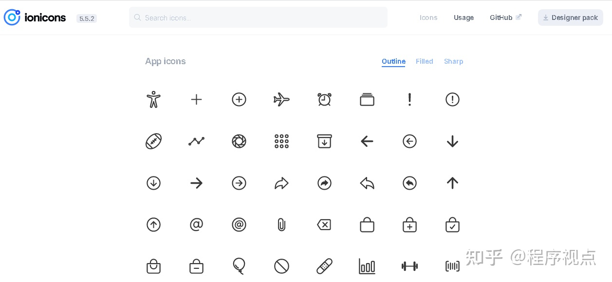 Ionicons图标库： 让网页栩栩生辉，Ionic Framework的经典之作，图标库新标杆！ - 程序视点 - 博客园