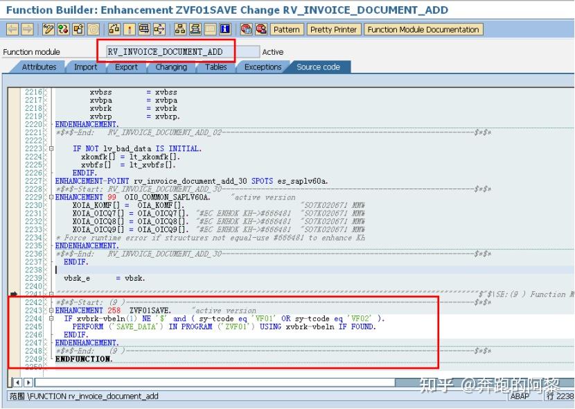 SAP-VF01屏幕增强 - 知乎